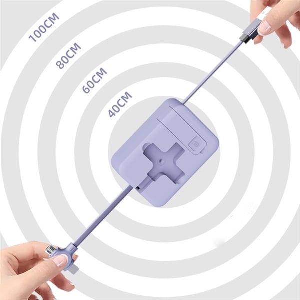 3 In 1 Retractable Fast Charging Cable USB Data Cord | EverythingSwag USA