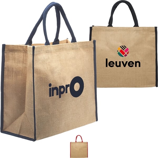 Laminated Eco-Friendly Jute Tote Bag | EverythingSwag USA