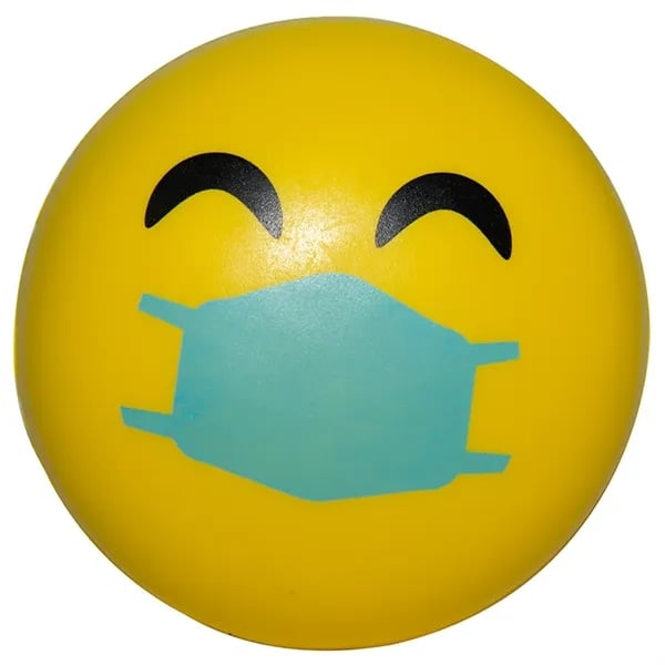 Happy PPE Emoji Stress Reliever | EverythingSwag USA