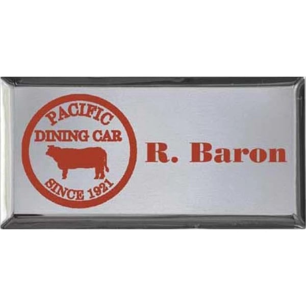 Aspen Metal Executive Name Badge | EverythingSwag USA