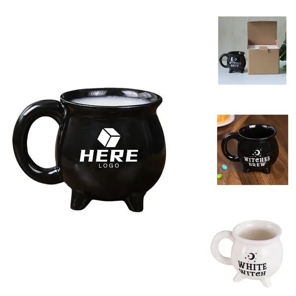 Witches Brew Cauldron Stoneware Mug | EverythingSwag USA