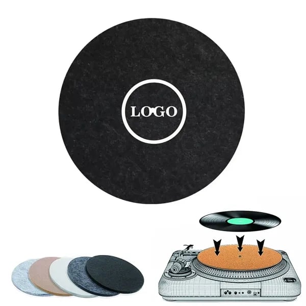 3Mm Thick Felt Turntable Mat | EverythingSwag USA