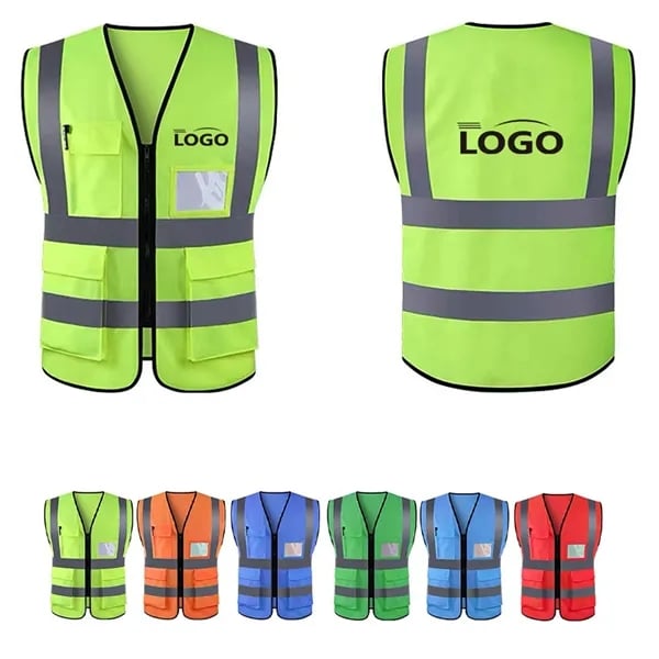 Unisex High Visibility Reflective Safety Vest MOQ 50PCS ...