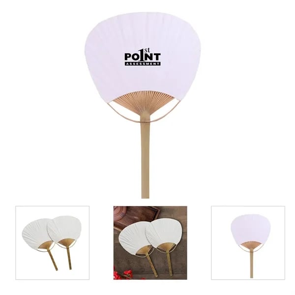 Paddle Fan Paper With Bamboo Handle | EverythingSwag USA