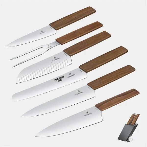Swiss Army-Victorinox® German Made 6-Piece Block Knife Set ...