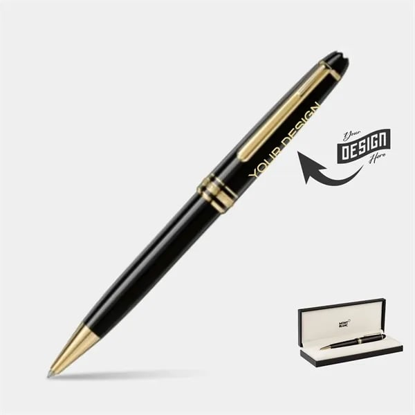 MONTBLANC® Meisterstuck Gold & Black Classique Ballpoint Pen ...
