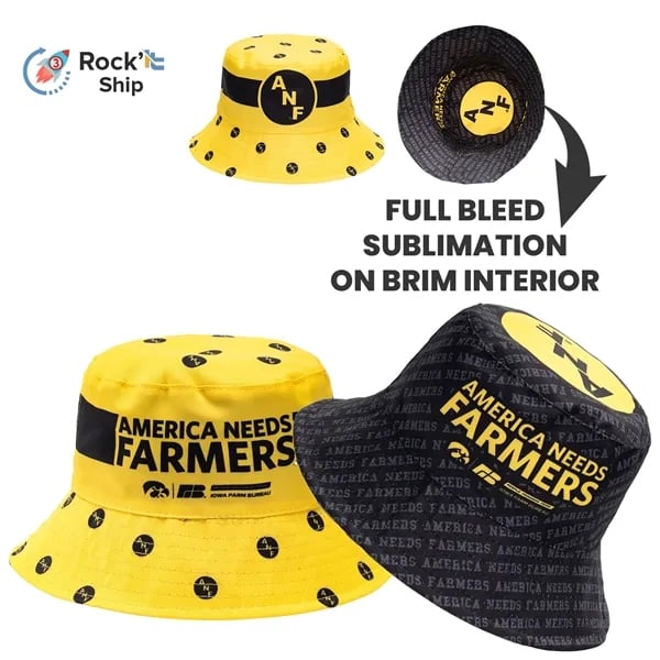 Rock'it 3-Day Reversible Sublimation Bucket Hats | EverythingSwag USA