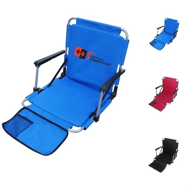 Outdoors Folding Stadium Chair W/Armrests | EverythingSwag USA