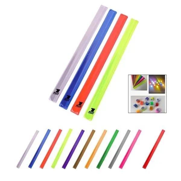 Pvc Safety Reflective Slap Bracelet | EverythingSwag USA