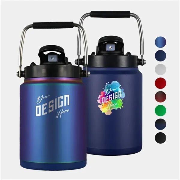 64 oz Ice Shaker® Stainless Insulated Half Gallon Water Jug ...