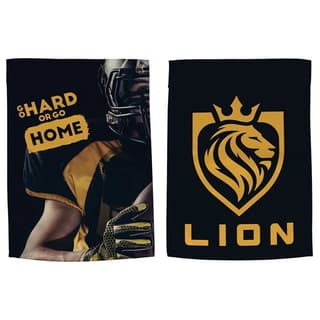 Polyester Poplin Garden Flag 17- x 12- 220GSM Full Color on ...