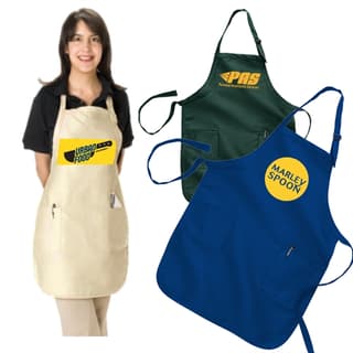 Full Length Apron w/ Custom Imprint & Adjustable Neck Strap ...
