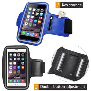 Fitness Armband w/ Custom Imprint PVC Running Band | EverythingSwag USA