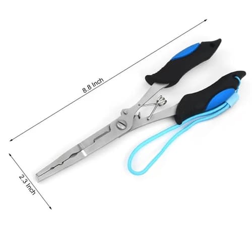 Stainless Steel Fish Hook Long Nose Pliers Fishing Forceps ...