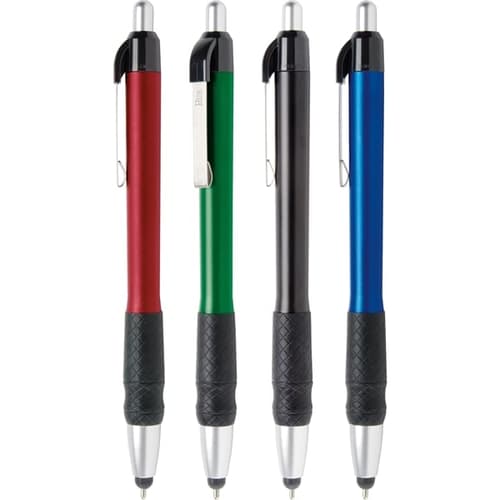 MaxGlide® Click Metallic Stylus Pen (Pat #D712,479) | EverythingSwag USA