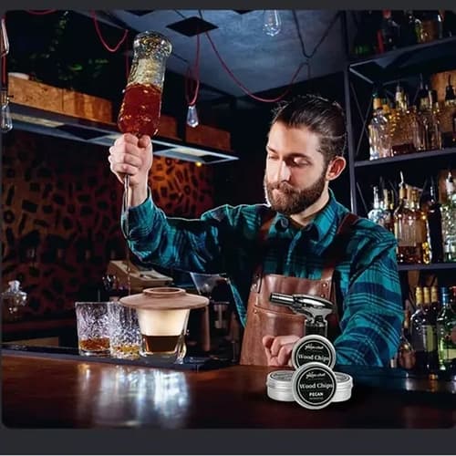 18pcs Whiskey Smoker Kit with Wooden Box Gift Set | EverythingSwag USA