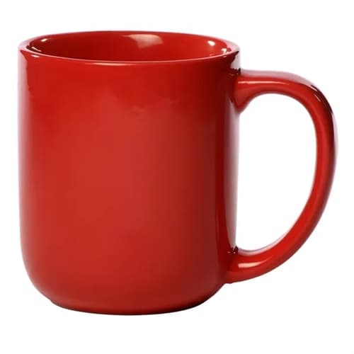 16 oz. Smooth Molded Glossy Coffee Mugs w/ High-curved Grip ...