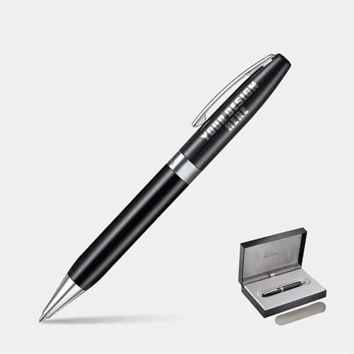 SHEAFFER® Legacy Glossy Black Chrome Trim Ballpoint Pen ...